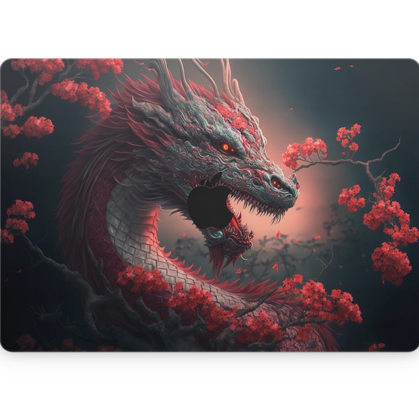 Laptop Skin Dragon - Etsy