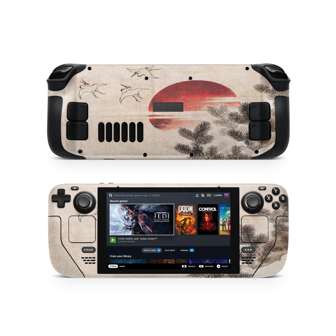 Sunset Steam Deck Skin, Protective Steam Deck Console Decal Wrap ...