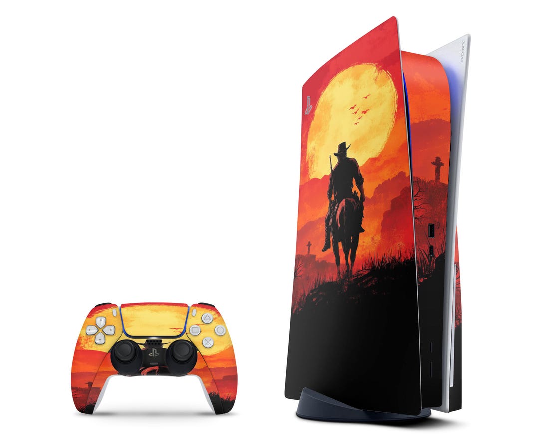 Cowboy PS5 Skin - Horse Decal for PS5 Playstation 5 Console and ...