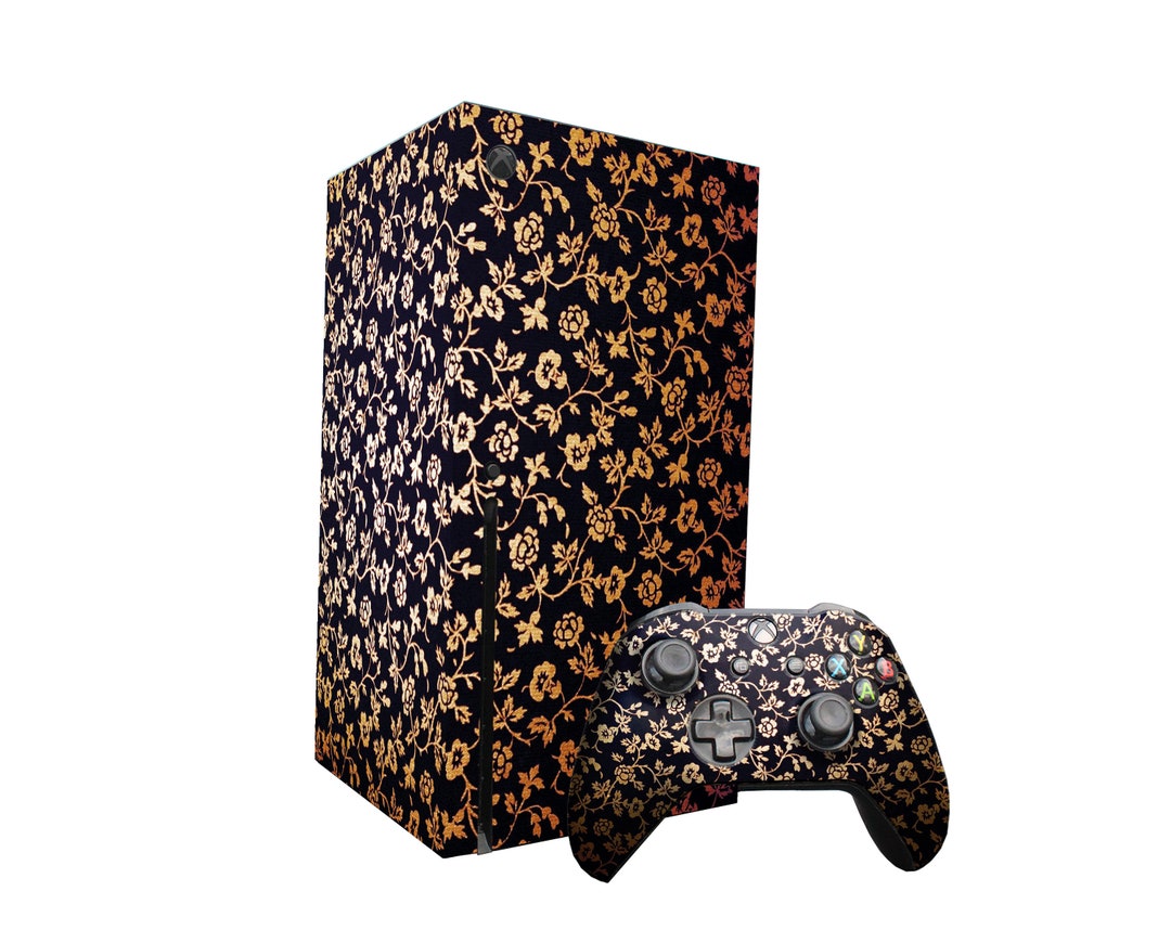 Flower Print Xbox Series X Skin, Custom Xbox Skin, Xbox Series X ...