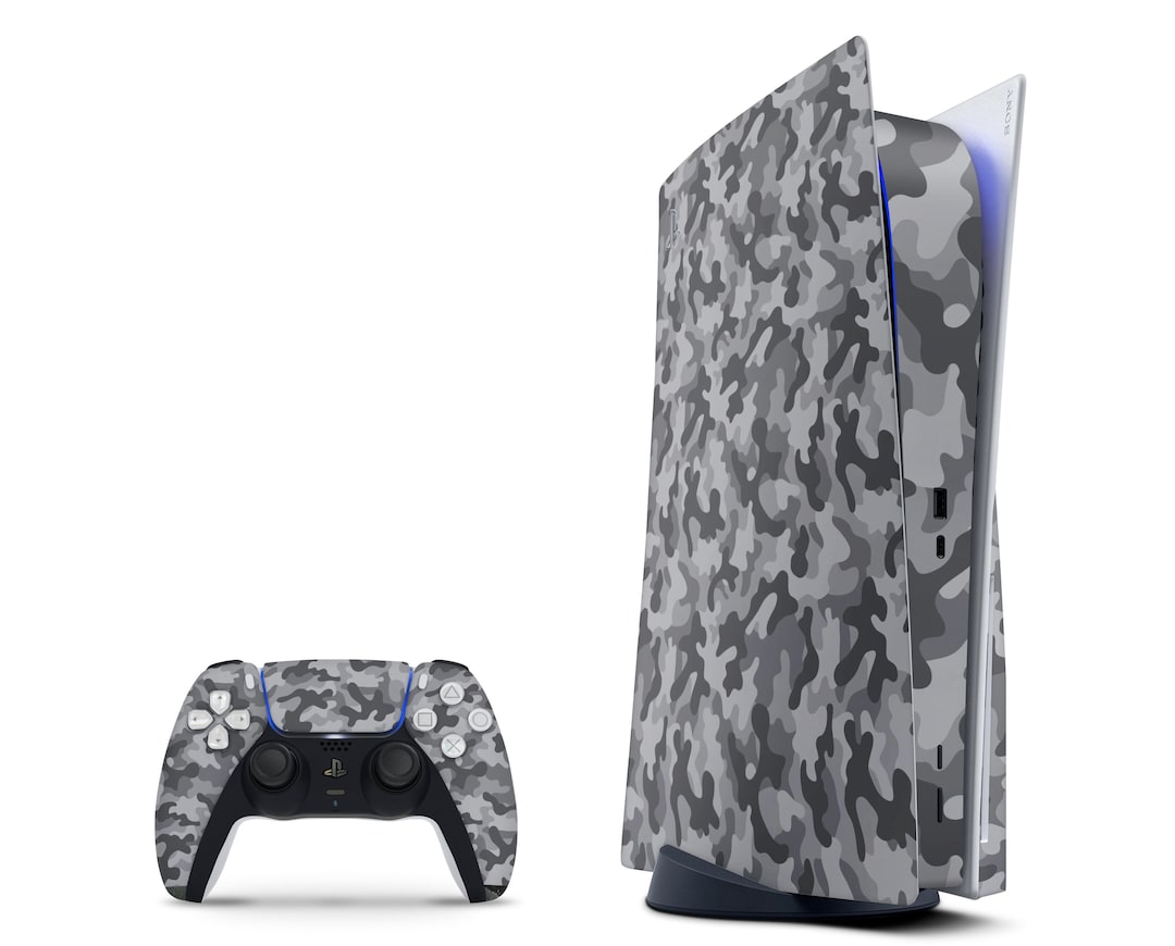 Cool Camo PS5 Skin - Camo Skin Decal for PS5 Playstation 5 Console and ...