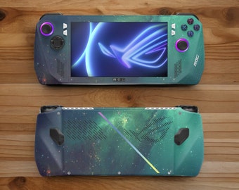 Orange/green Rog Ally Skin, Protective Rog Ally Console Case , Custom ...