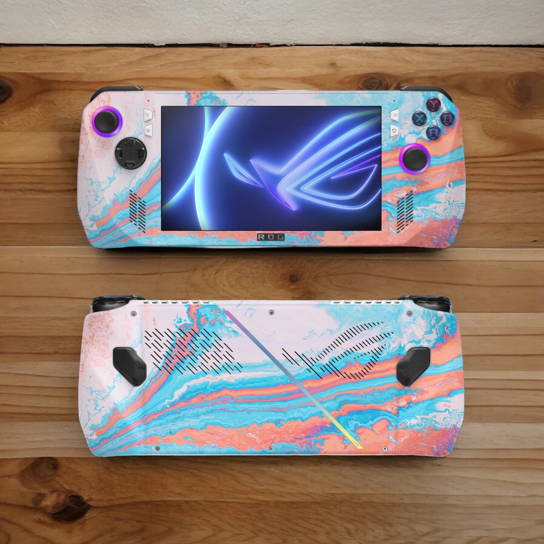 Water Color Asus ROG Ally Skin, Protective ROG Ally Console Skin ...
