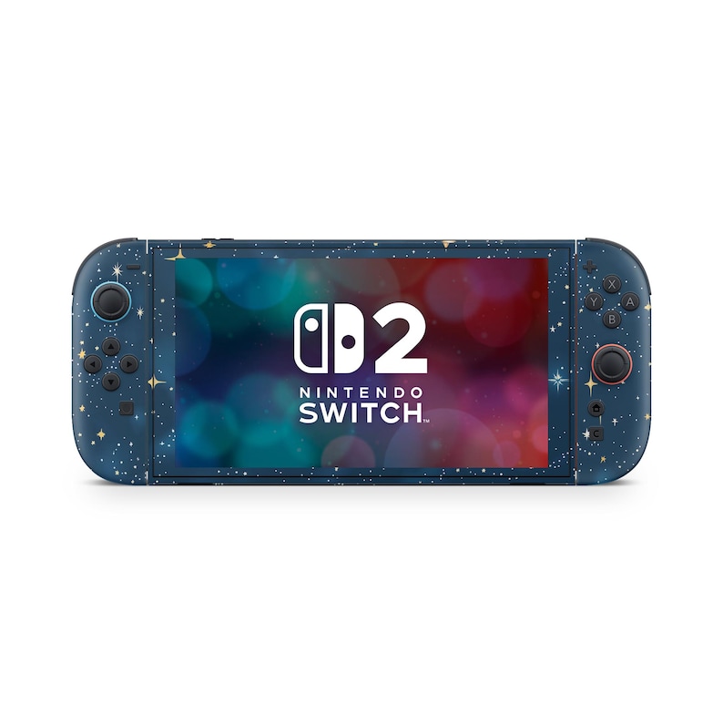 Nintendo Switch 2 Skin – Custom Vinyl Decal, Moon and Stars - Etsy