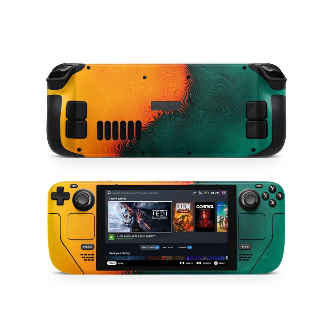 Abstract Steam Deck Skin, Protective Steam Deck Console Decal Wrap ...