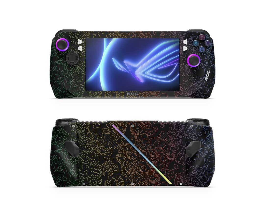 Abstract Asus Rog Ally Skin Protective Rog Ally Console Case Custom Game Console Vinyl Asus