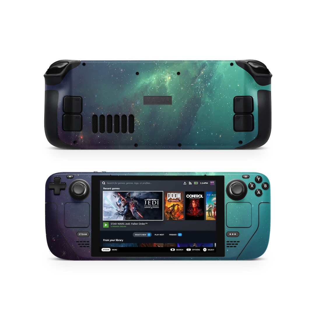 Nebula Stars Steam Deck Skin, Protective Steam Deck Console Decal Wrap ...