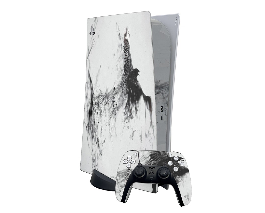 Custom Crow Rawen PS5 SkinCustom Controller & Ps5 faceplate - Etsy Portugal