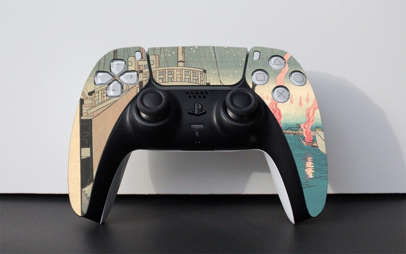 Japanese Paper PS5 Skincustom Controller & Ps5 Faceplate - Etsy
