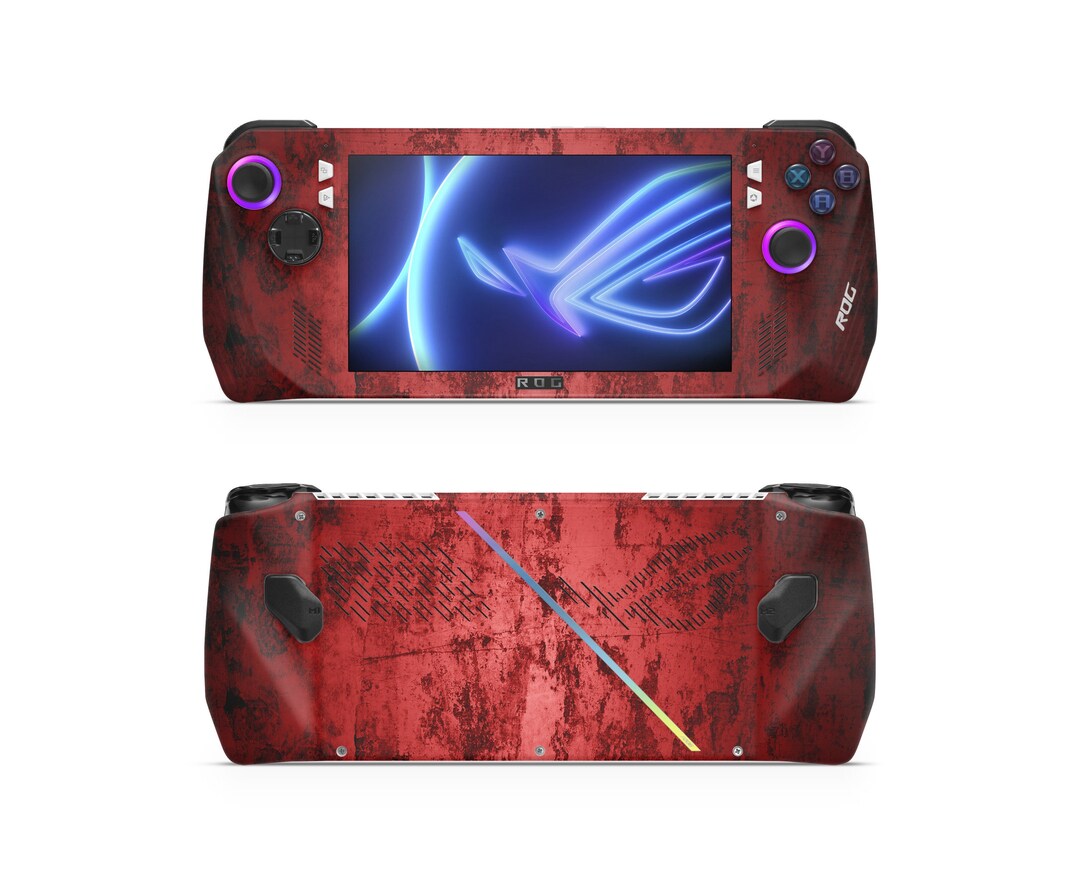 Red Wall Texture Rog Ally Skin, Protective Rog Ally Console Case ...