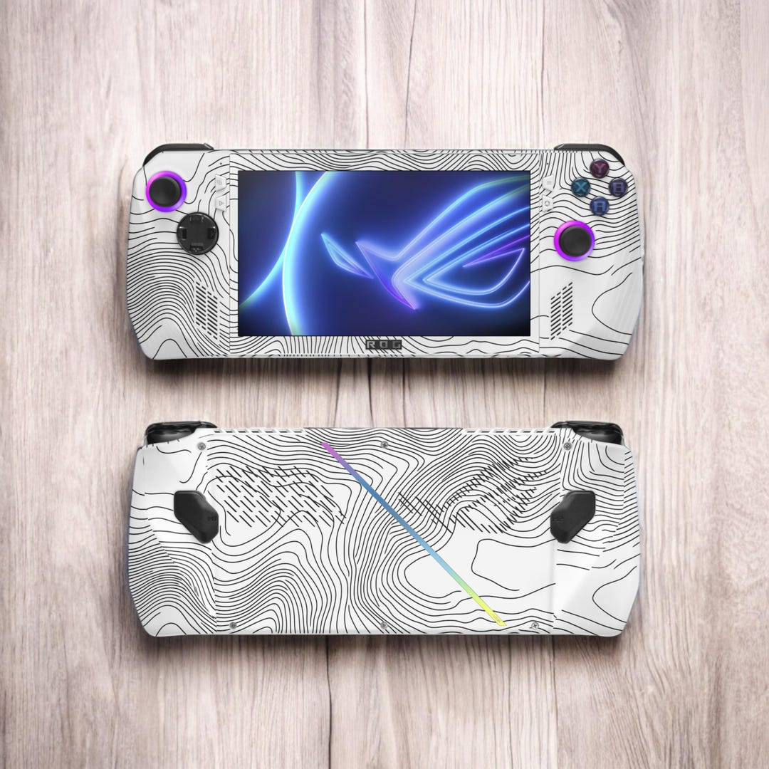 Damascus Vector Lines Asus ROG Ally Skin Protective ROG Ally Console ...