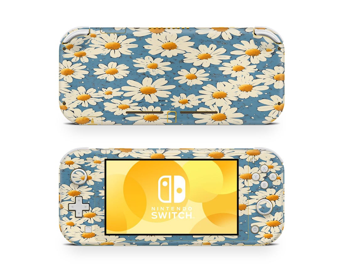 Daisy Flower Nintendo Switch Lite Skin, Nintendo Switch Lite Console ...