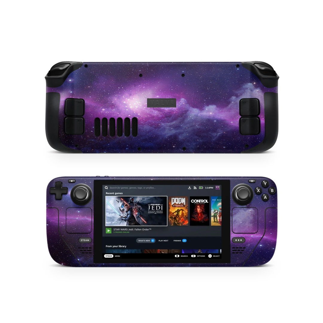 Space Steam Deck Skin, Protective Steam Deck Console Decal Wrap, Custom ...