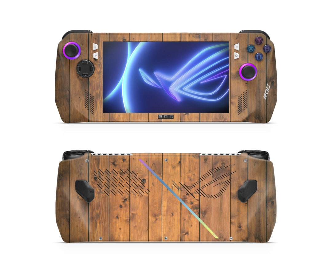 Wooden Texture Asus Rog Ally Skin, Protective Rog Ally Console Case ...