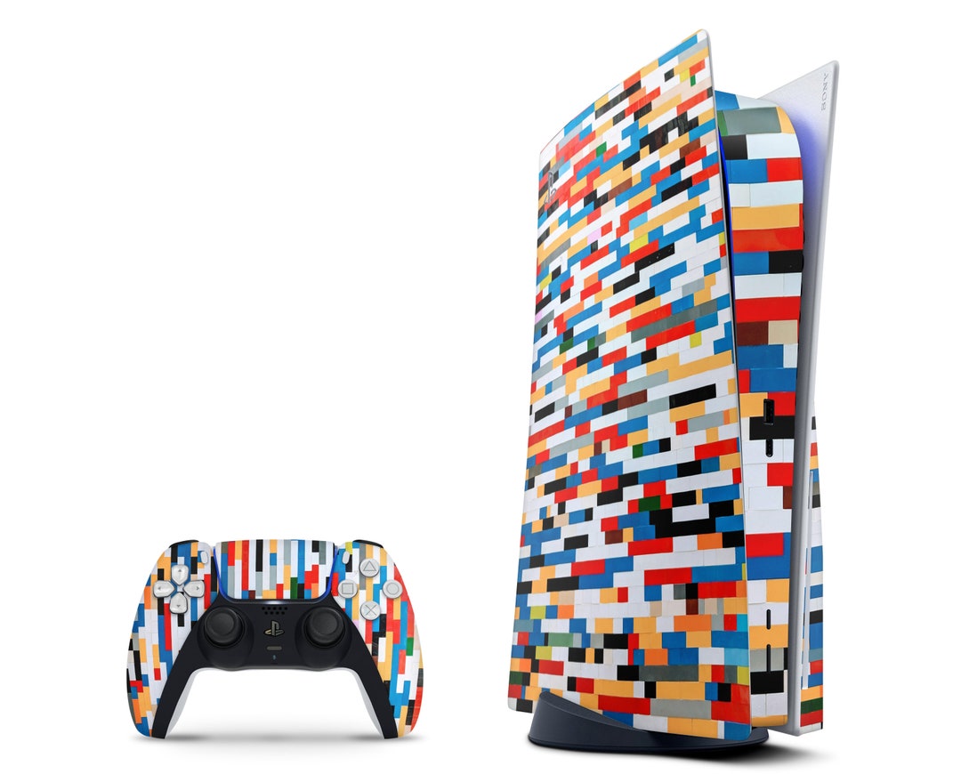 Colorful Brick PS5 Skin Colorful Brick Skin Decal for PS5 Playstation 5 ...