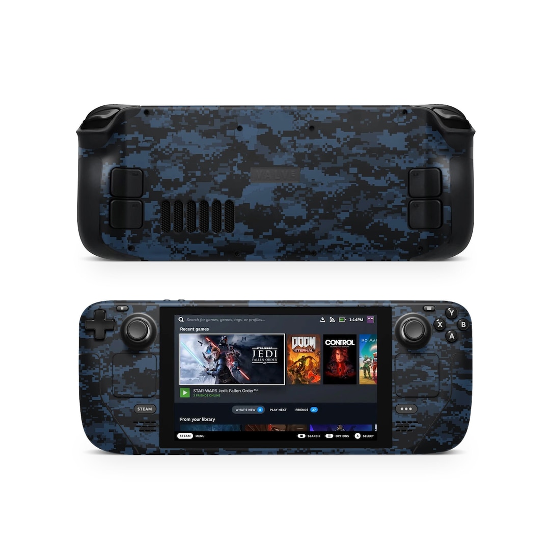 Digital Camo Steam Deck Skin, Custom Steam Deck Sticker, Valve Steam ...