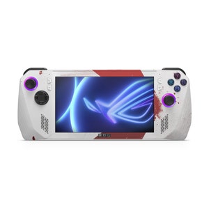 Red Abstract Watercolor Asus ROG Ally Skin, Protective ROG Ally Console ...