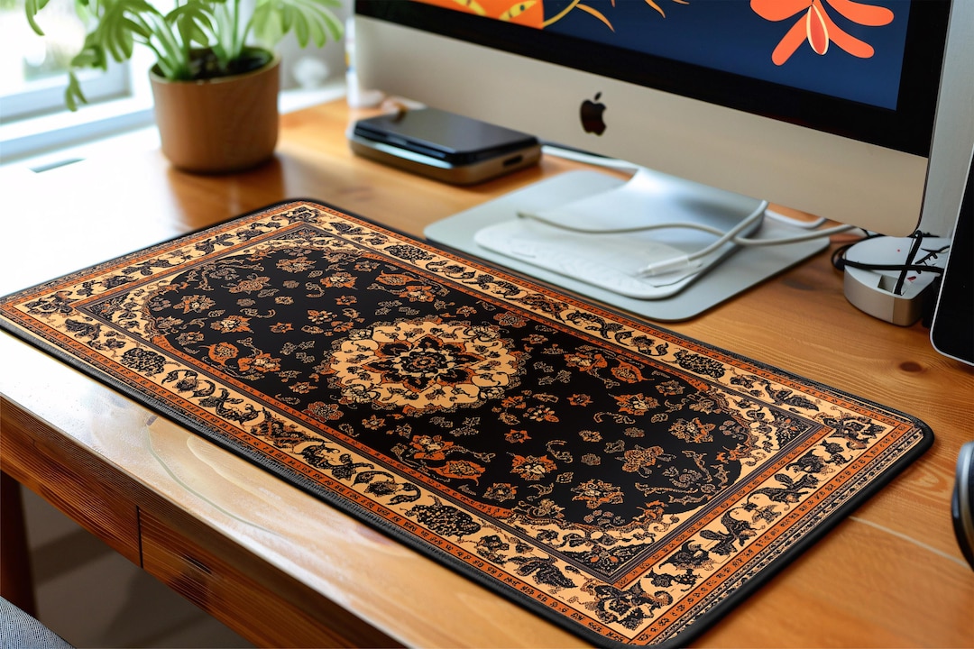 Balkan Mouse Pad | Rug Mouse Mat | Water Resistant Desk Mat | Gift for ...