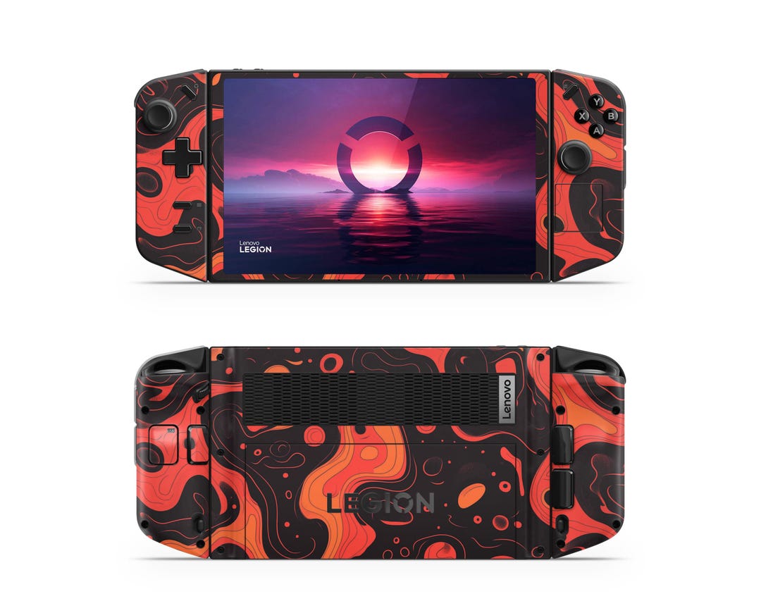 Red Neon Lenovo Legion Go Skin: Protective Console Wrap, Legion GO S ...