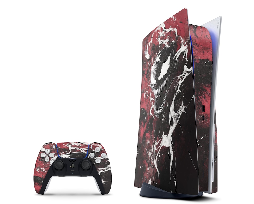 Venom Style PS5 Skin - Pop Art Skin Decal for PS5 Playstation 5 Console ...