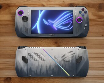 Orange/green Rog Ally Skin, Protective Rog Ally Console Case , Custom ...