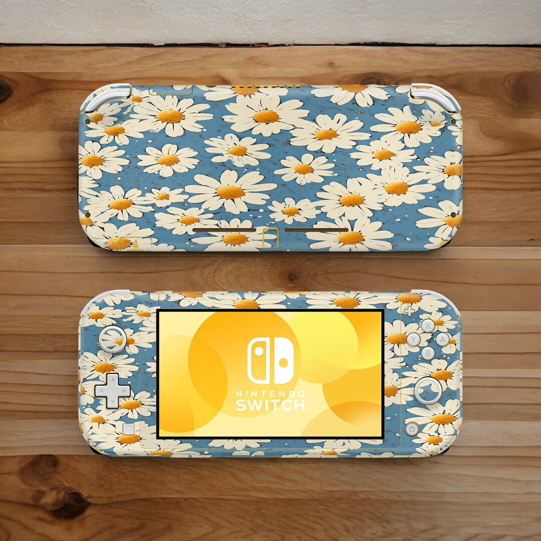 Daisy Flower Nintendo Switch Lite Skin, Nintendo Switch Lite Console ...