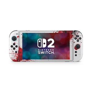 Blood Splatter Nintendo Switch 2 Skin | Horror Gaming Console Wrap ...