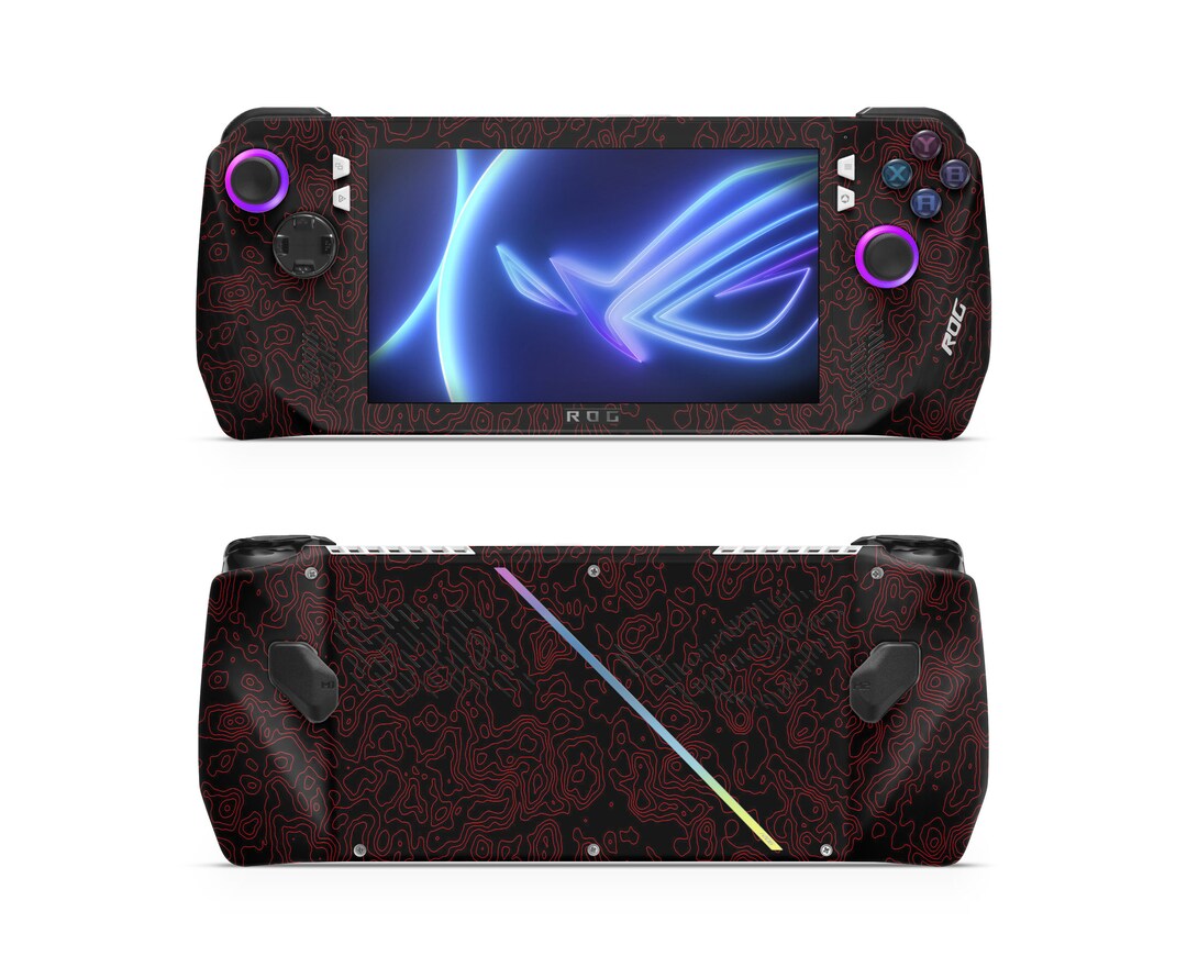 Abstract Red Asus Rog Ally Skin, Protective Console Vinyl Sticker - Etsy