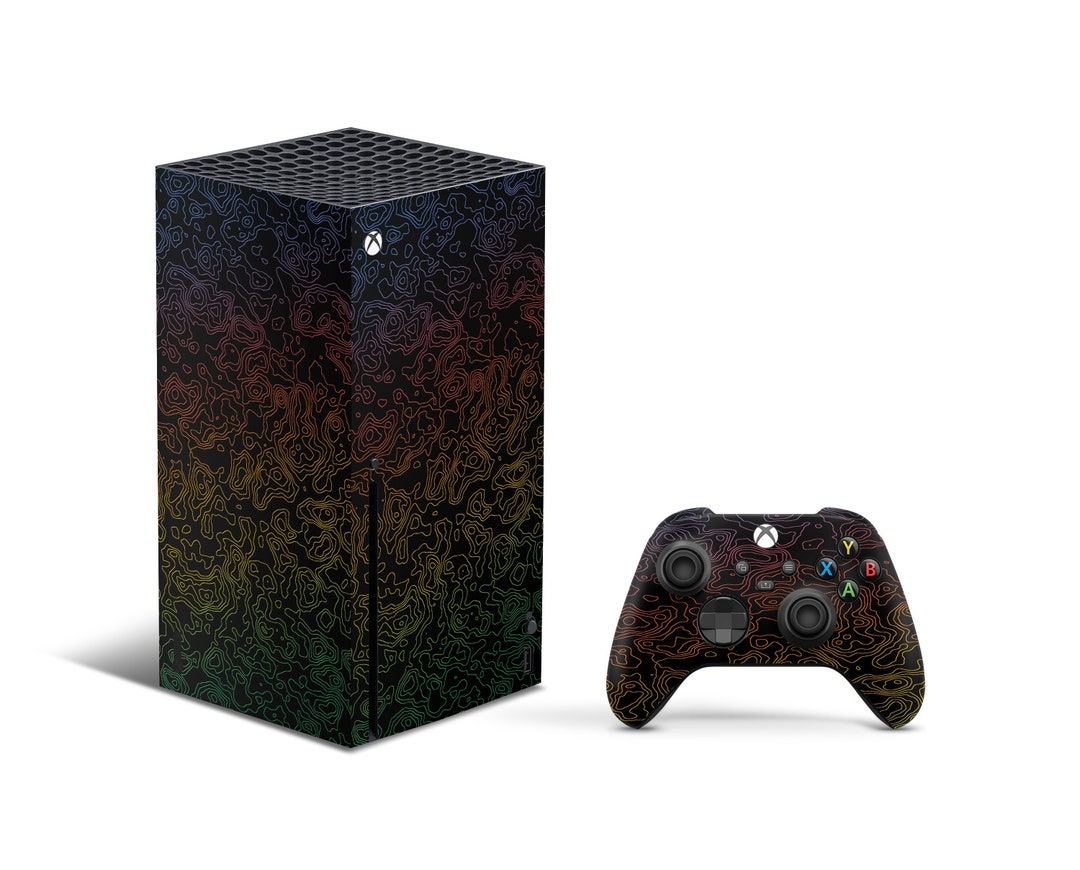 Abstract Colorful Xbox Series X Skin,xbox Series X Console & Controller ...