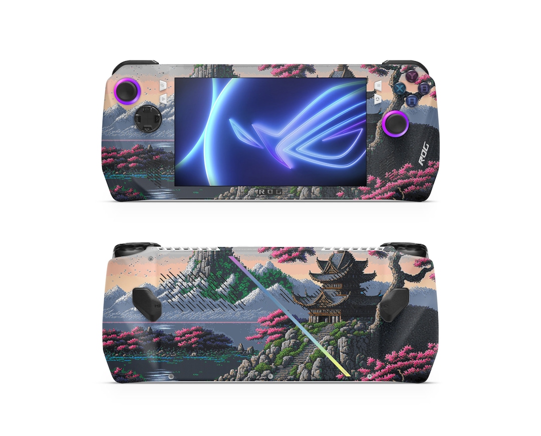 8bit Retro Asus Rog Ally Skin, Protective Rog Ally Console Case ...