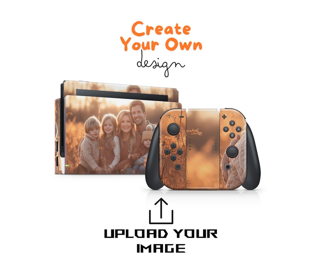 Custom Nintendo Switch Skin, Make Your Own Design Nintendo Switch ...