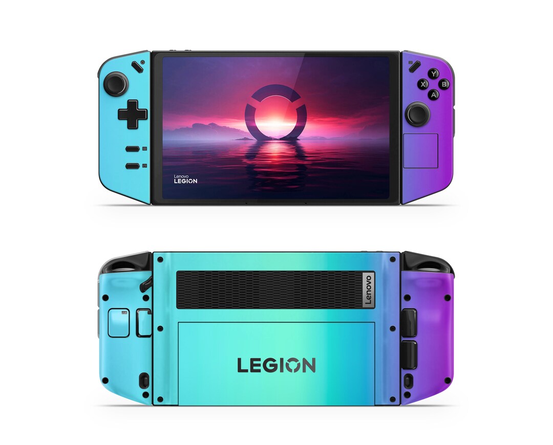 Purple Blue Lenovo Legion Go Skins, Protective Legion Go Console Skins ...