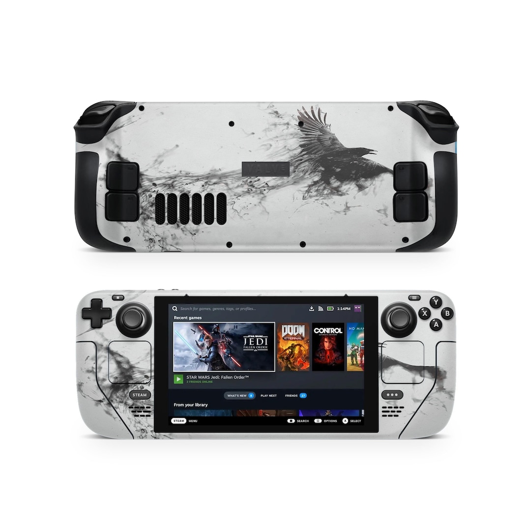 Raven Steam Deck Skin, Protective Console Decal Wrap - Etsy