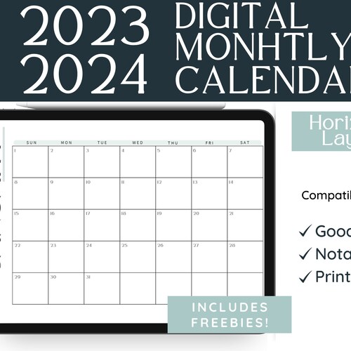 2023 Digital Weekly Planner 2023 Ipad Goodnotes Notability - Etsy
