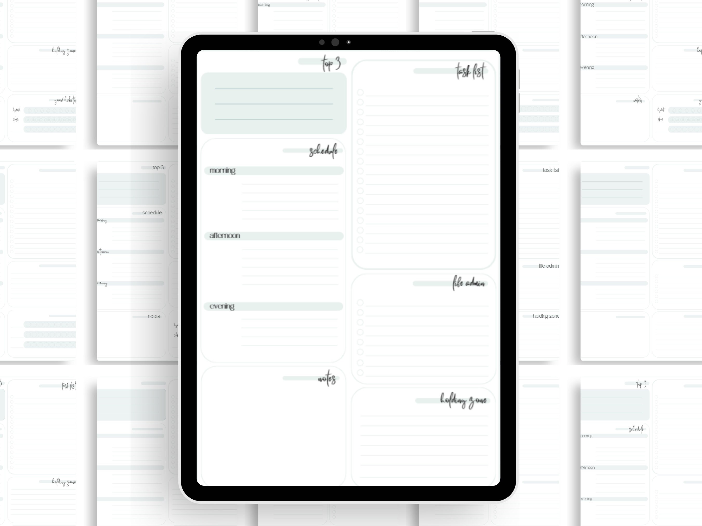 Daily Digital Planner Vertical Layout Goodnotes Template Goodnotes ...