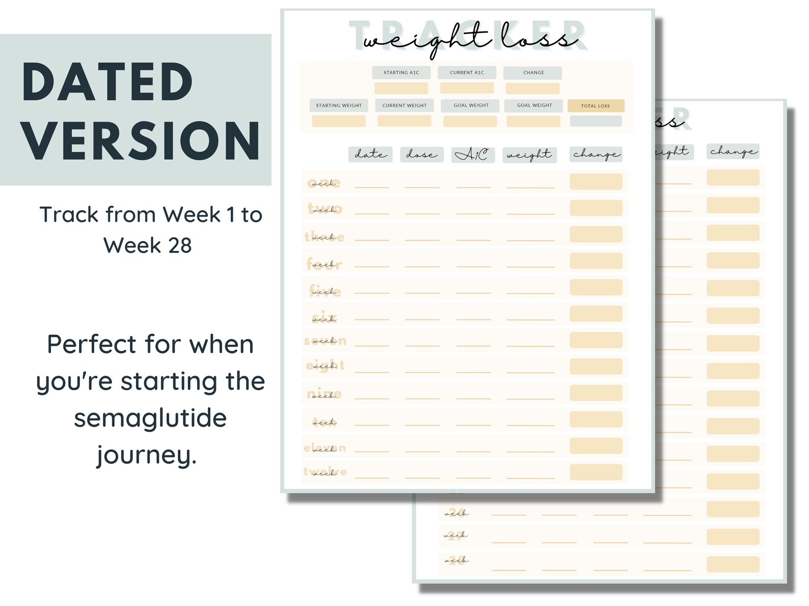 Injectable Weight Loss Tracker | Track Your Semaglutide Journey ...