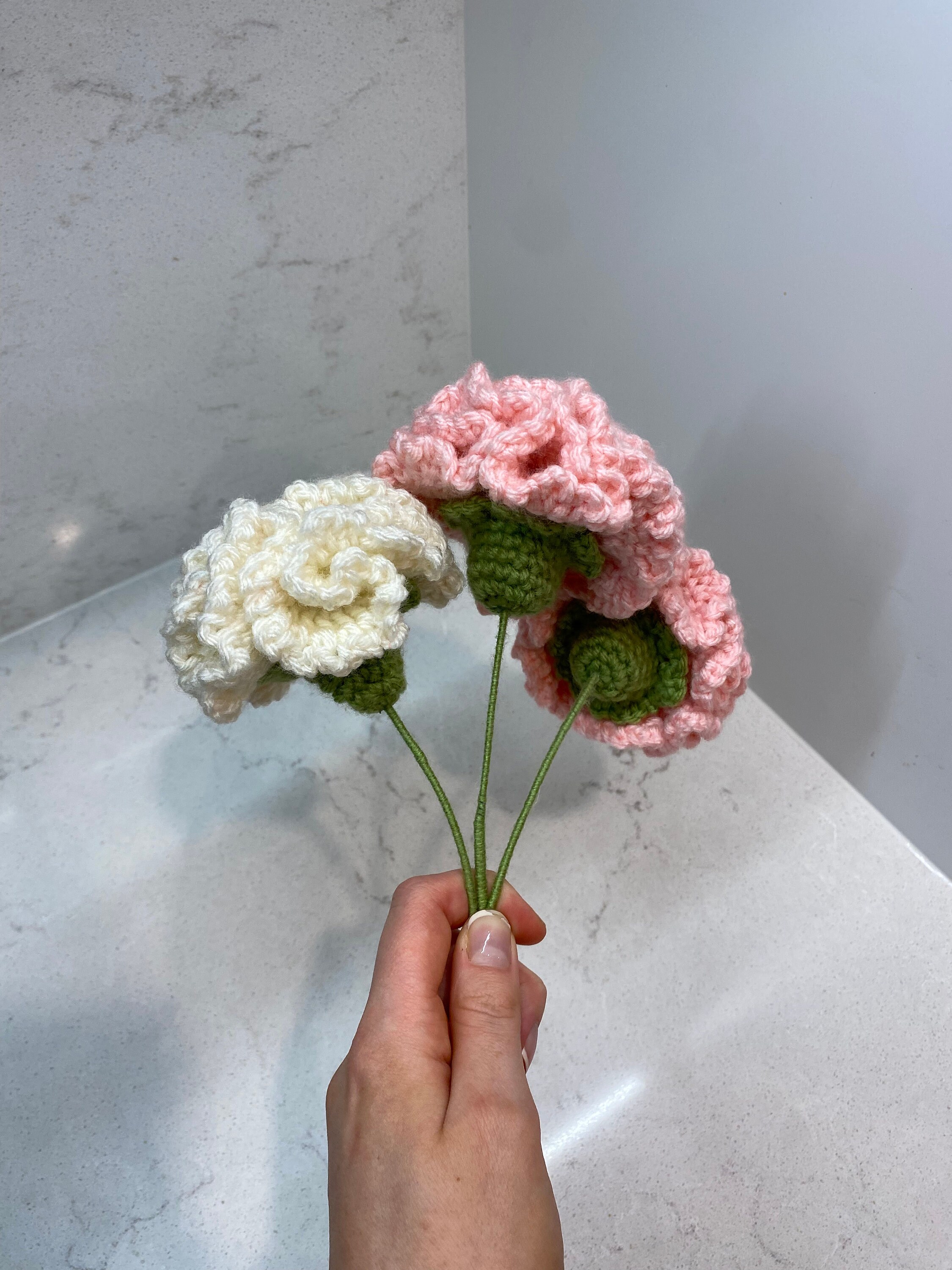 Crochet Carnation Pattern - Etsy