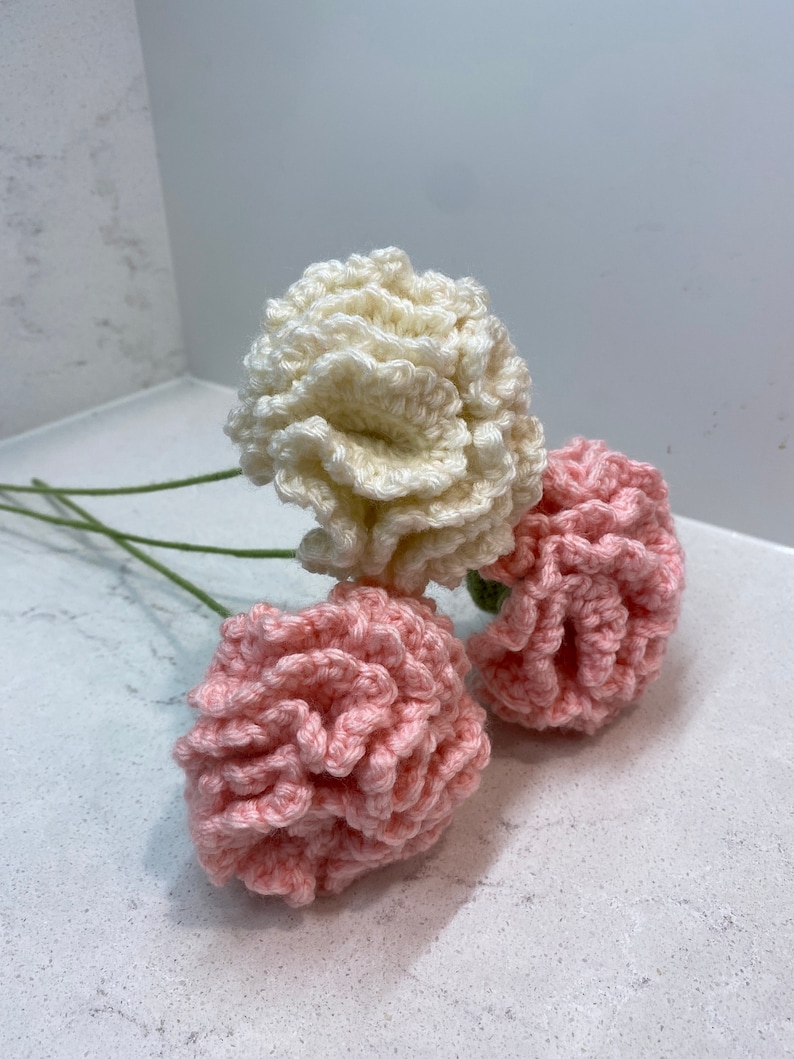 Crochet Carnation Pattern - Etsy