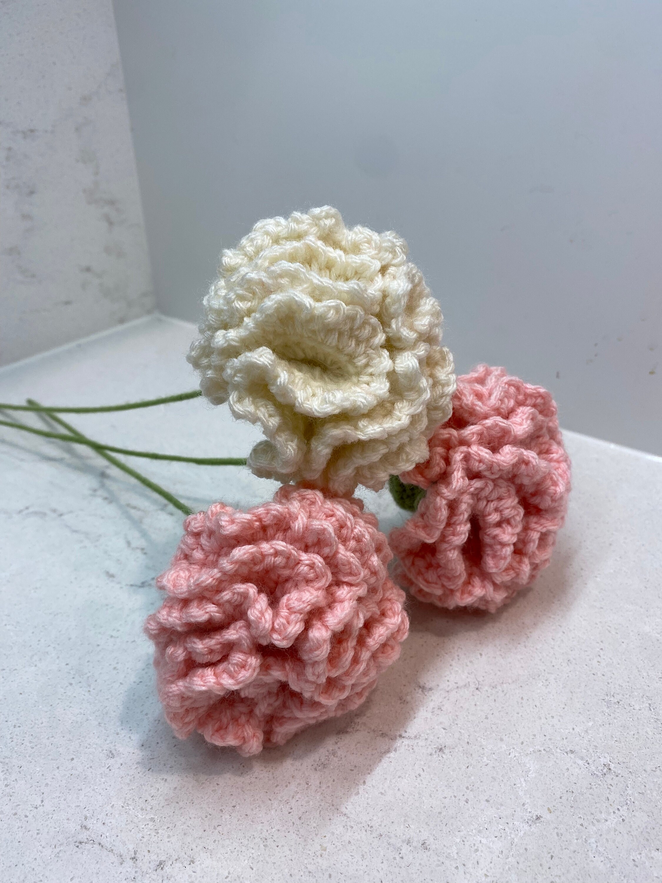 Crochet Carnation Pattern - Etsy
