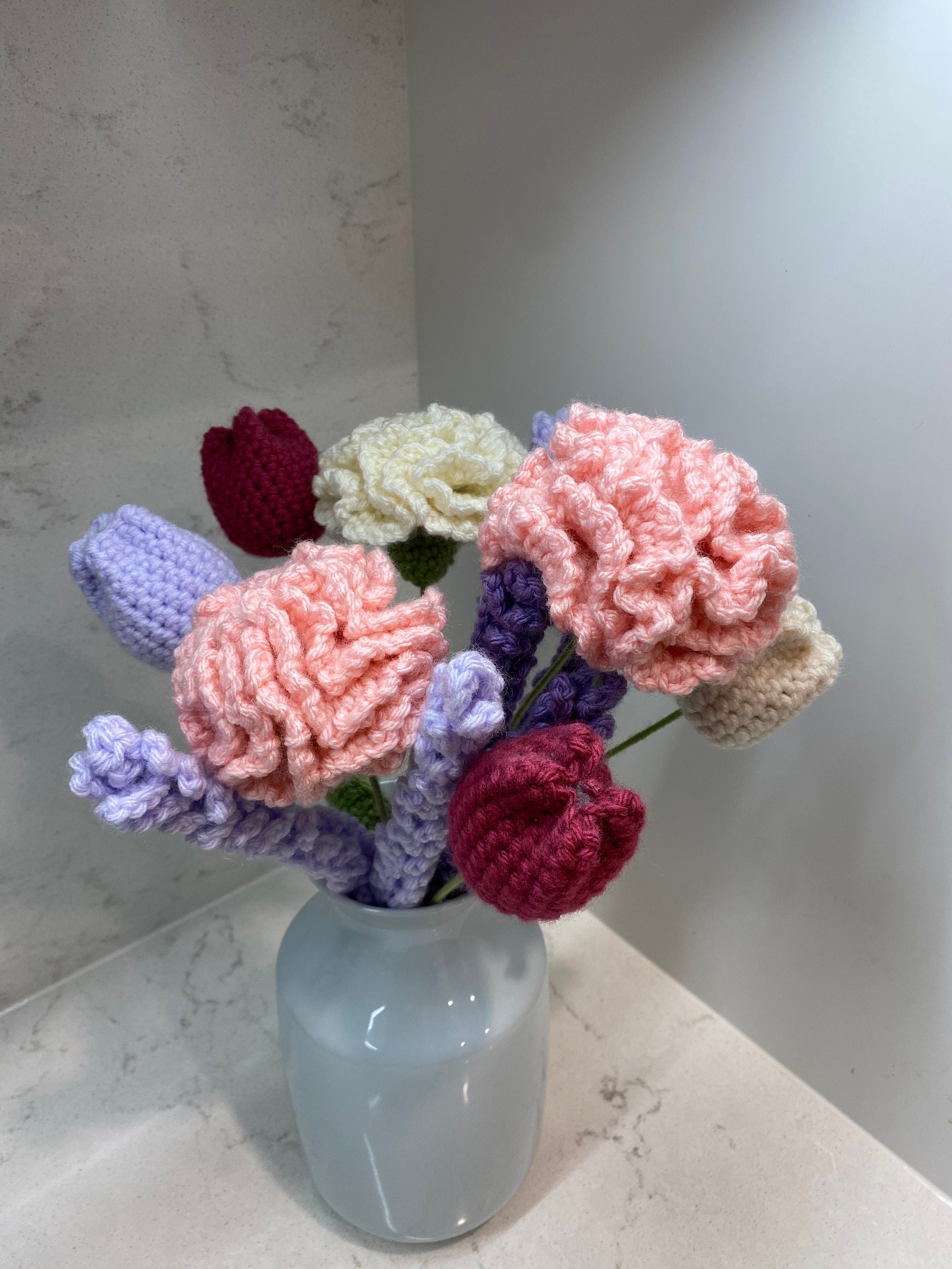 Crochet Carnation Pattern - Etsy