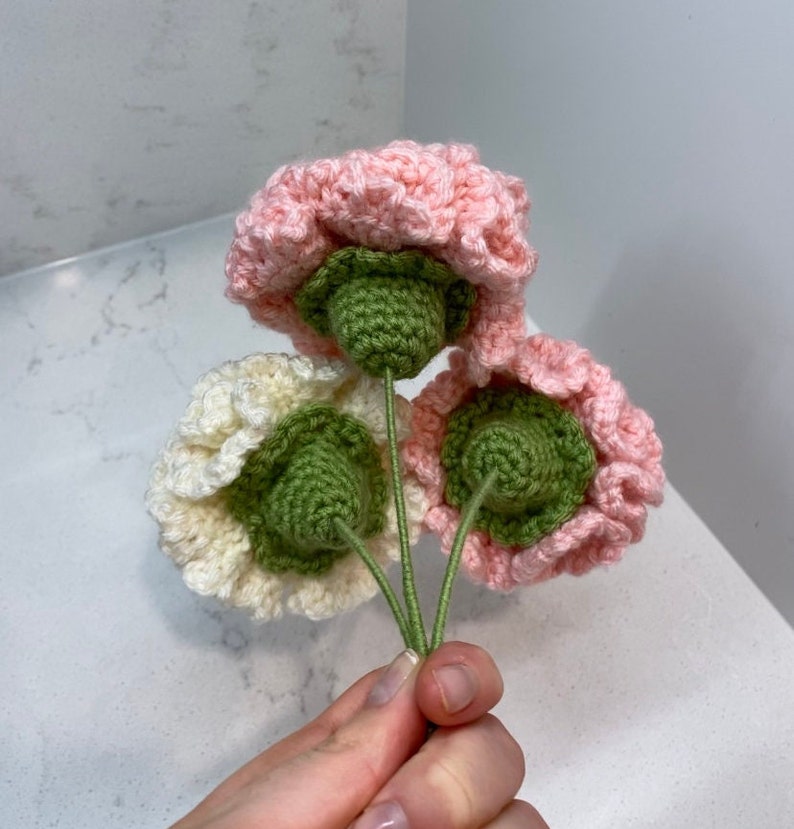 Crochet Carnation Pattern - Etsy