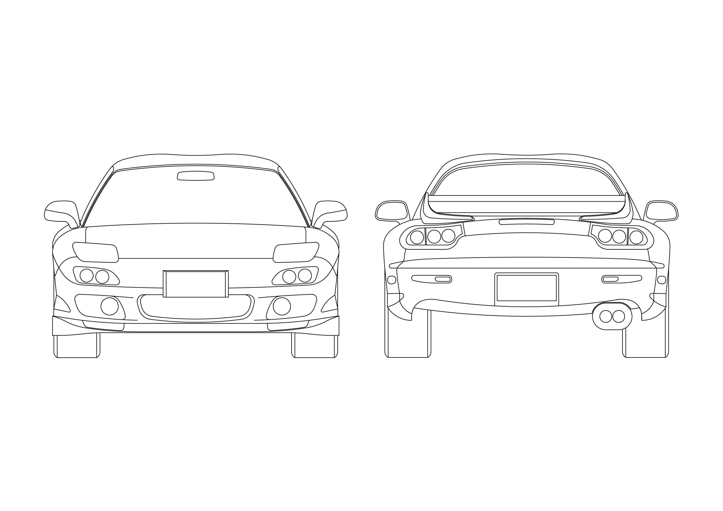 Mazda Rx7 FD. Instant Download JDM Legend Svg, Eps, Pdf, Jpg and Png - Etsy