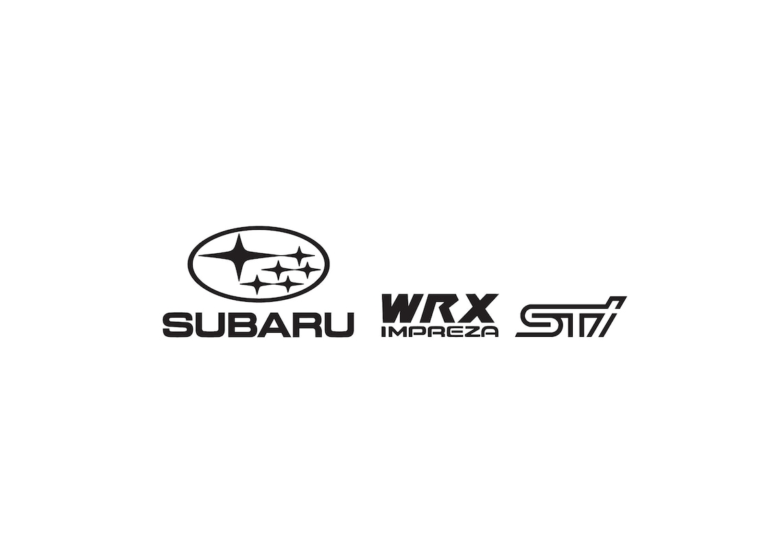 Subaru Impreza WRX STI 2003-2005 Vector File for Crafting. Png, Eps ...