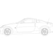 Nissan 350z Vector File. Png, Svg, Eps, Pdf, Jpeg - Etsy