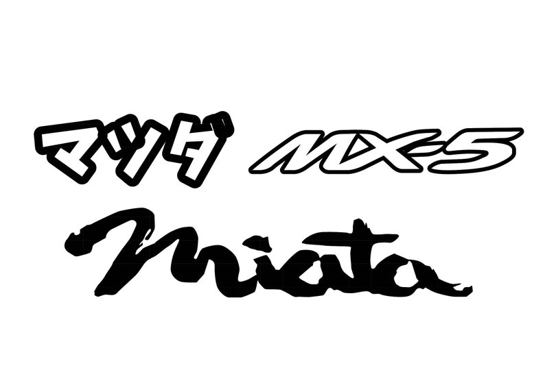 Mazda MX-5 NB. Instant Download JDM Legend in Svg, Eps, Pdf, Jpeg and ...