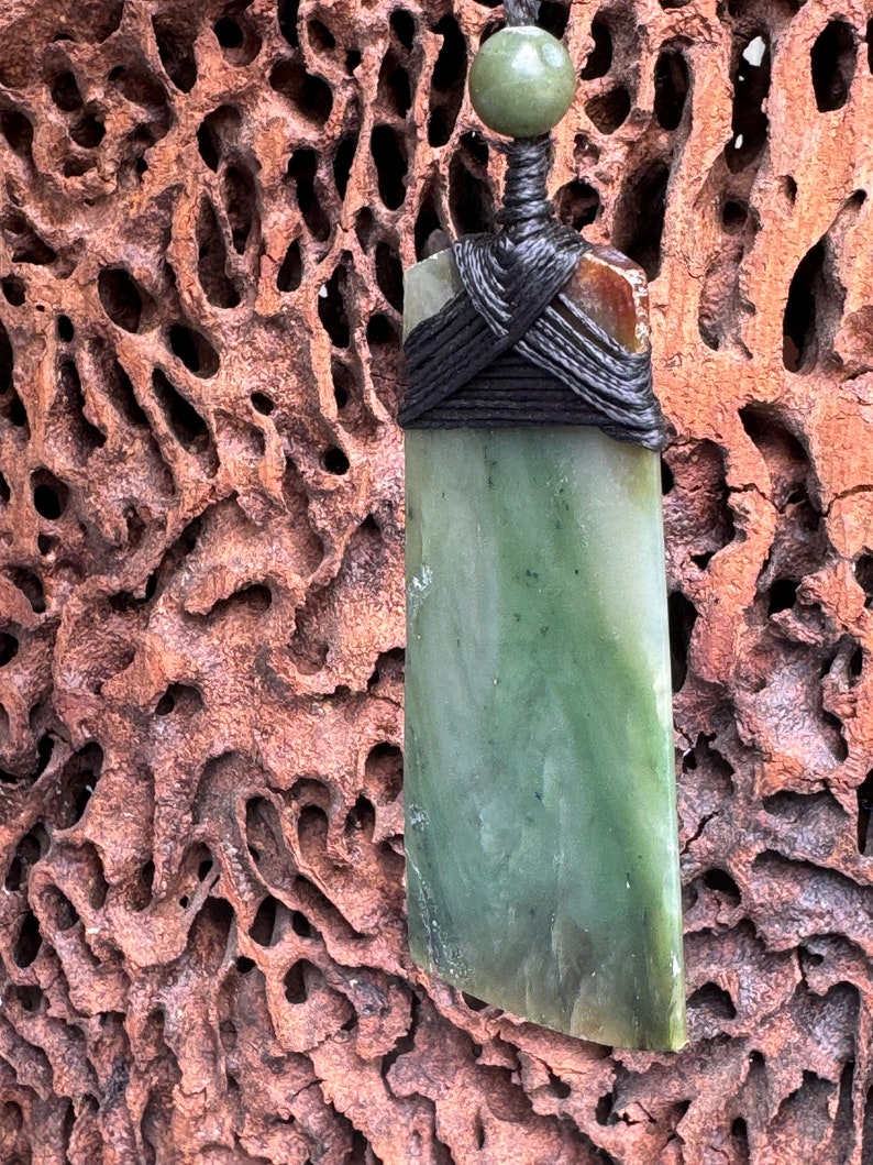 Maori Inspired Toki / Adze Pendant, Symbol of Strength, Courage ...