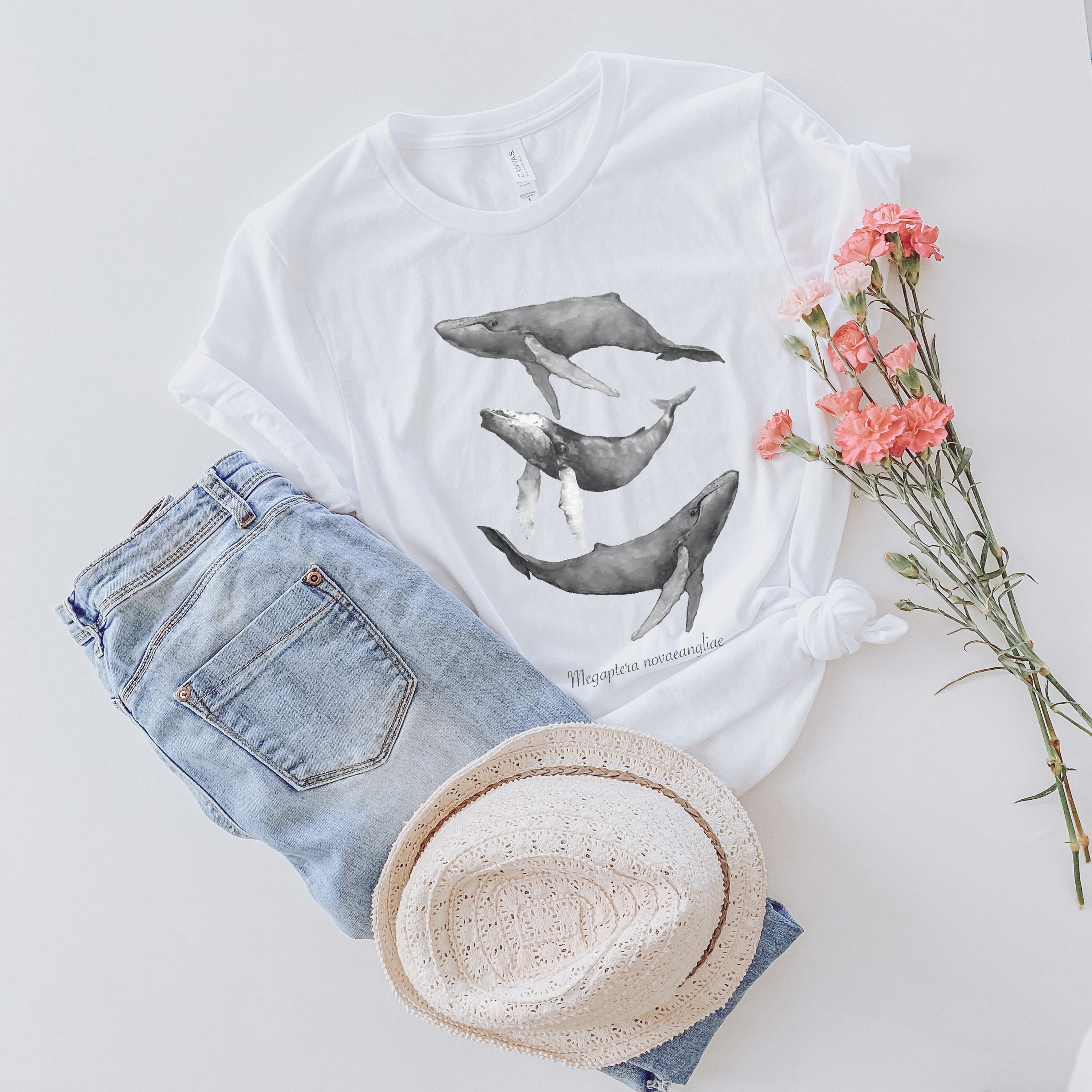 Humpback Whale Watercolor Tee Humpback Whale Graphic Tee - Etsy