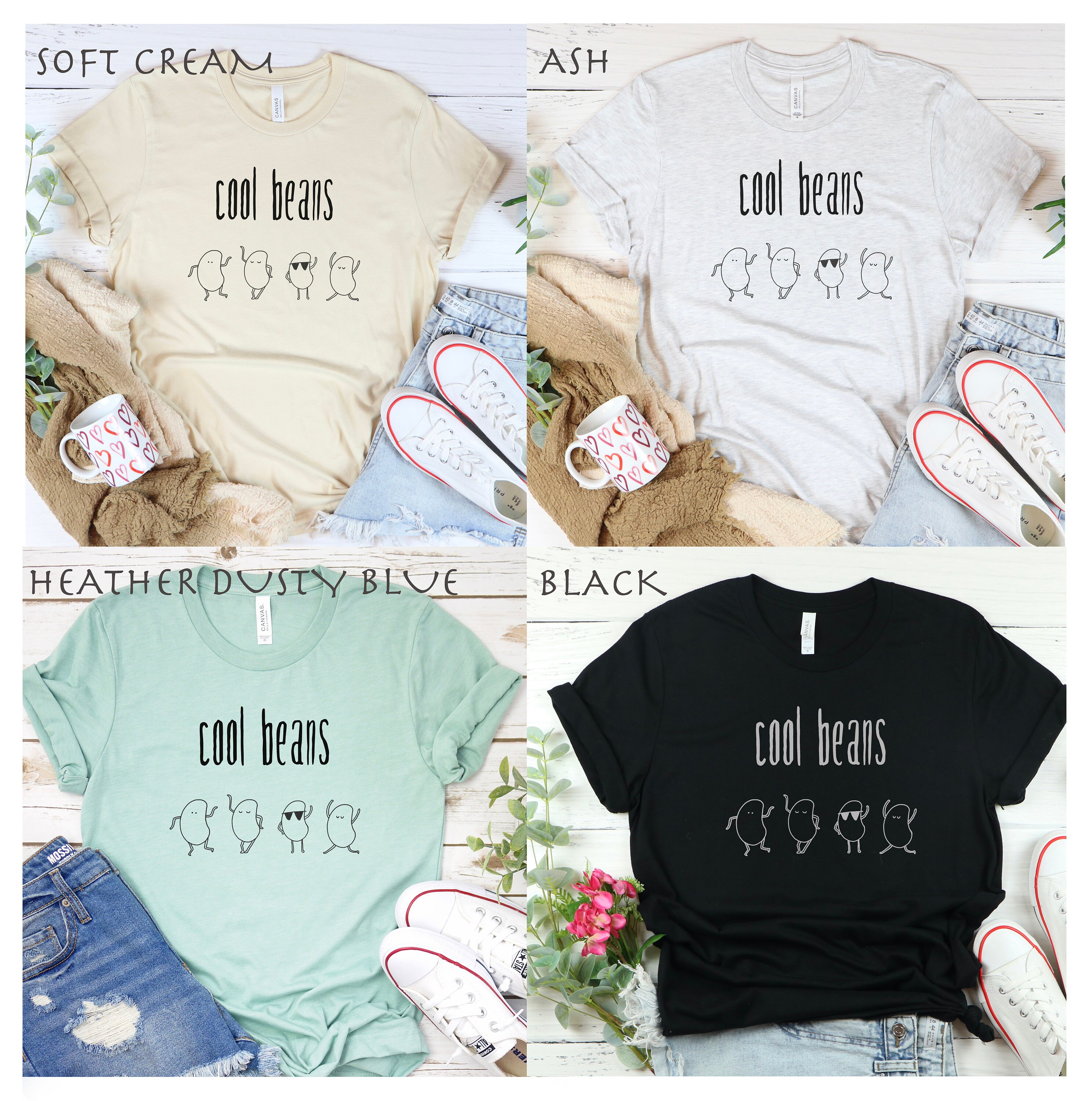 Cool Shirt, Cool Beans Shirt - Etsy