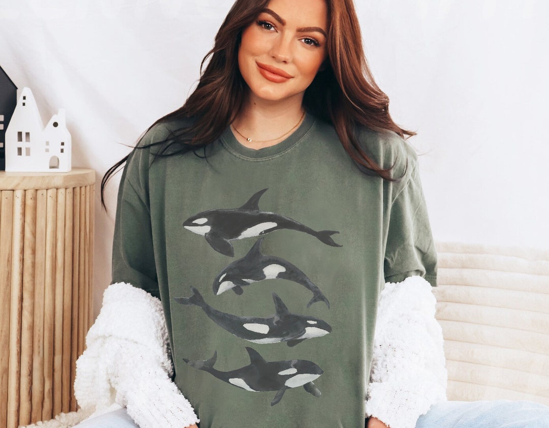 Killer Whale Shirt, Whale Watching Shirt, Orcinus Orca Shirt, Orcinus ...
