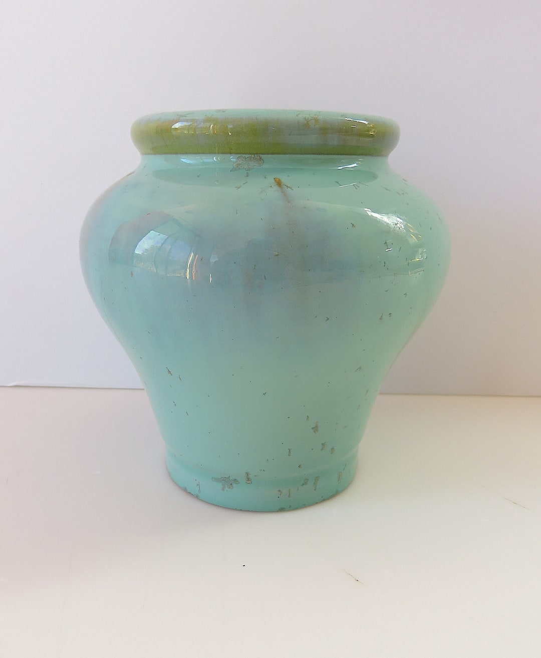 Fulper RAFCO Signed Aqua Green Arts & Crafts Art Pottery Vase - Etsy